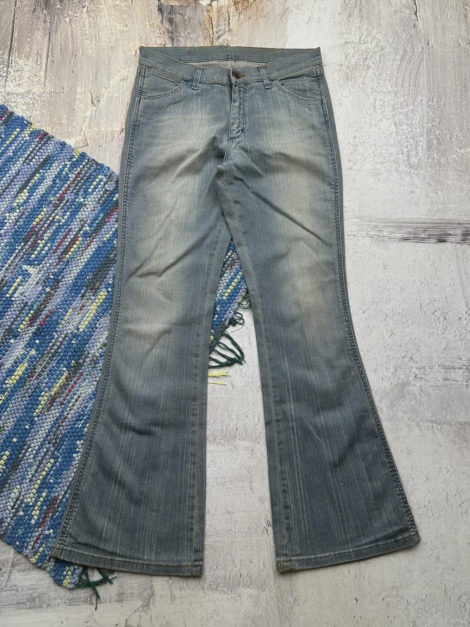 Jeans acampanados vintage raros - Etsy México