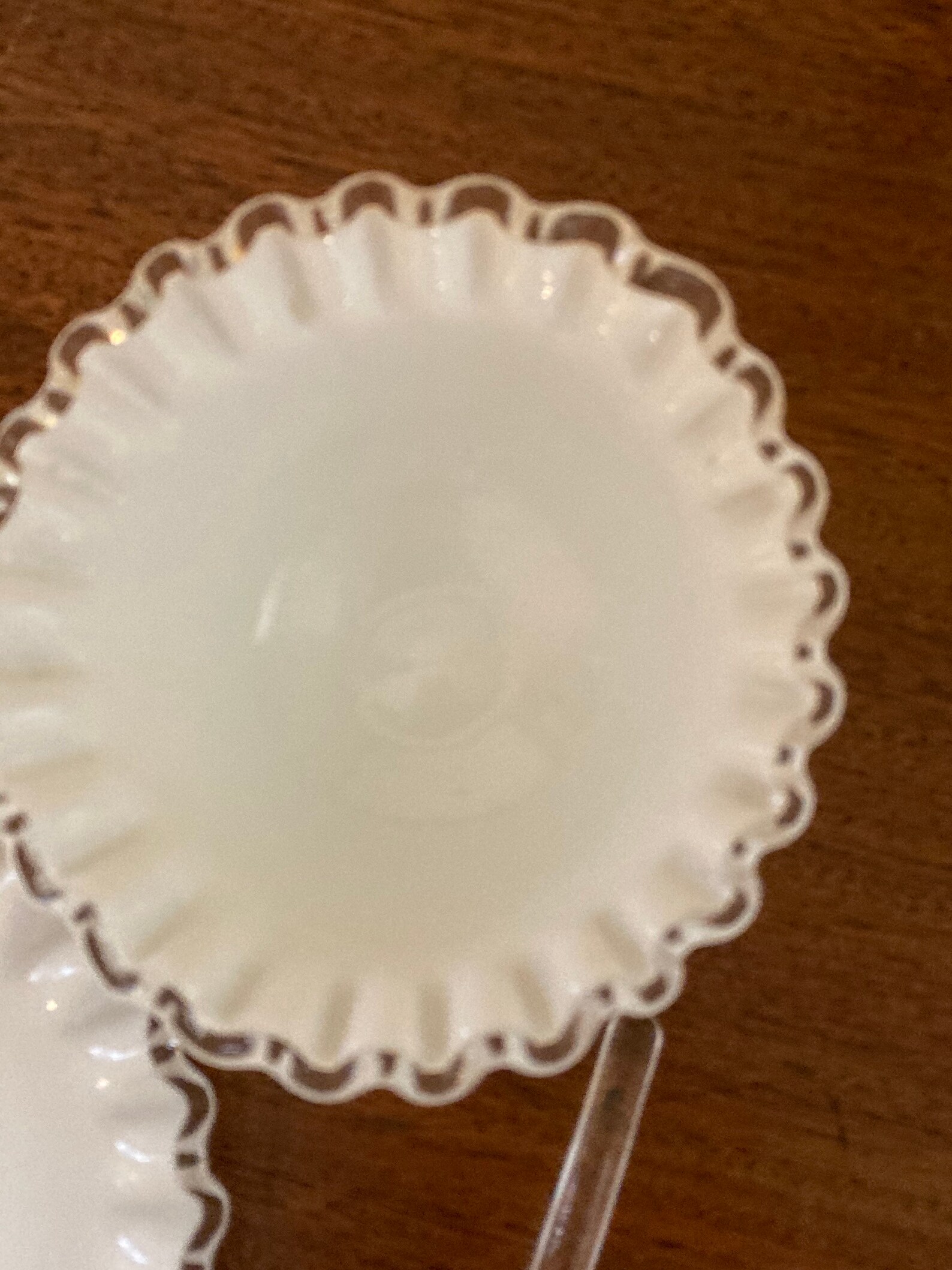 Fenton Bowl, Fenton Tray With Label, and Glass Spoon - Etsy