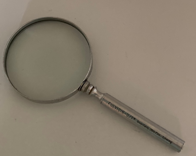 Old Magnifying Glass Fulvicin-u/f Griseofulvin, Ultra-fine—schering - Etsy