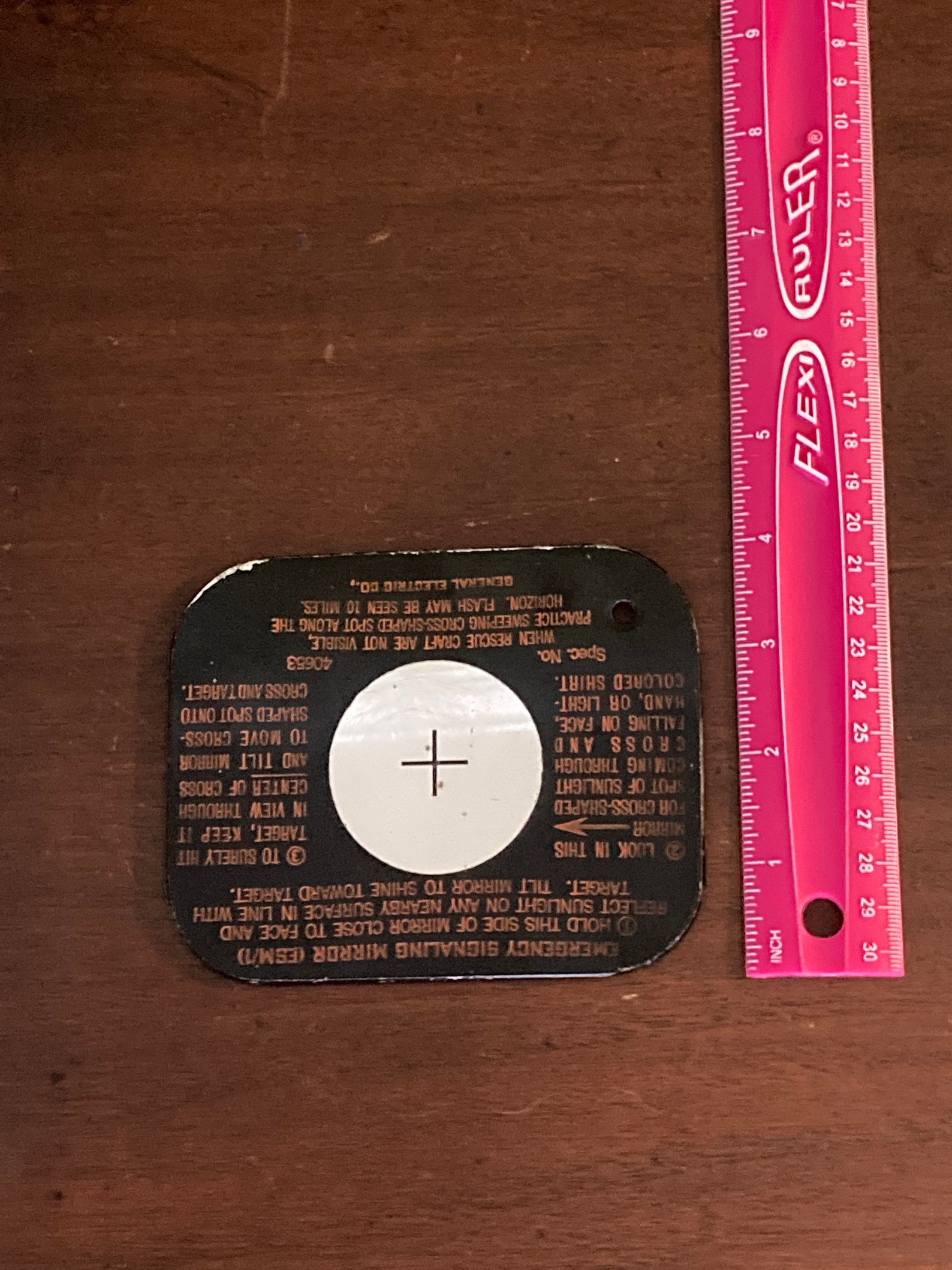 General Electric Emergency Signaling Mirror - Etsy Hong Kong