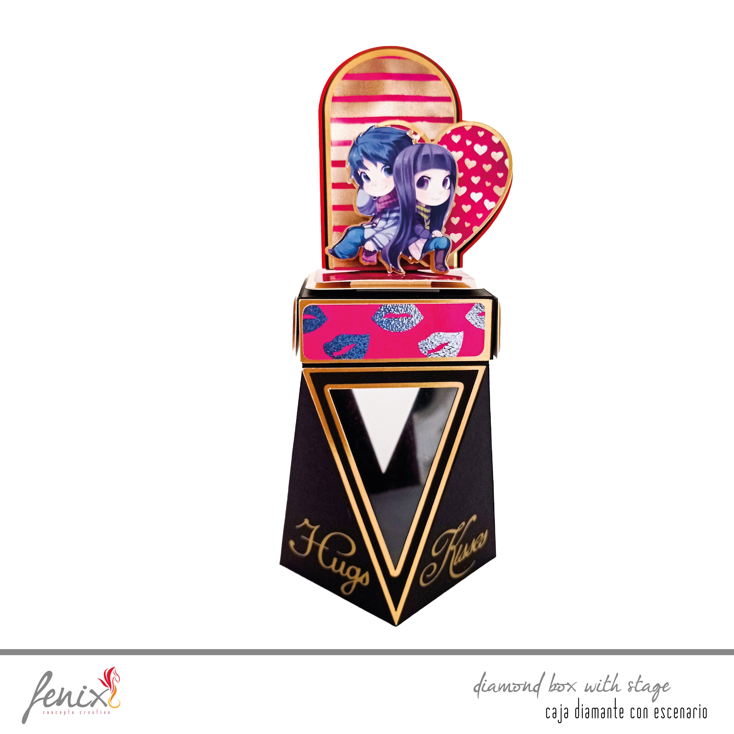 Fenix Box 7 Template Box Diamond Box With Stage Candy Box - Etsy