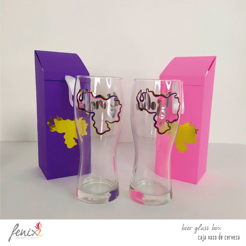 Fenix Box 5 Beer Glass Box Template Beer Glass Box - Etsy