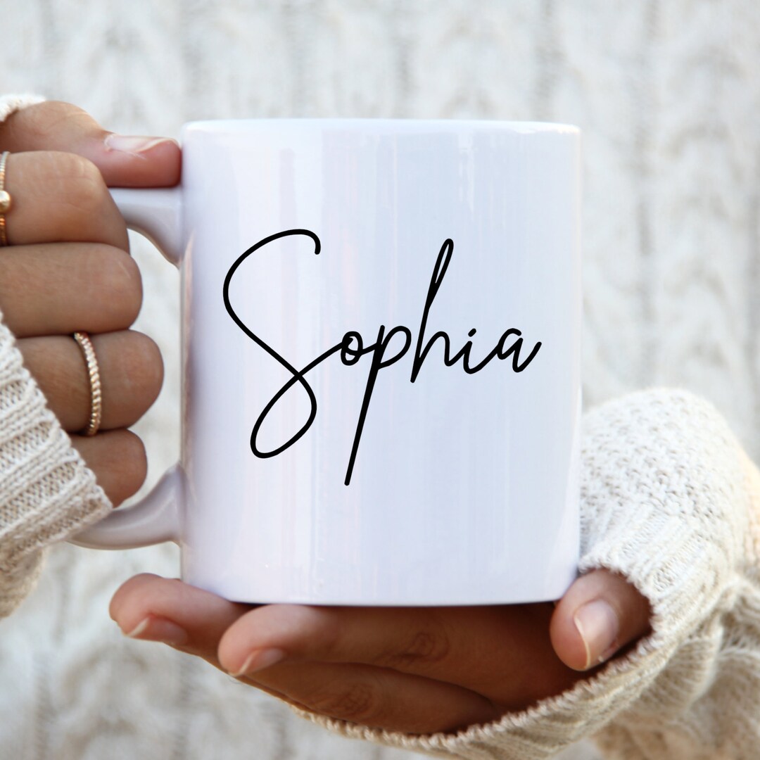 Personalized Name Mug With , Unique Gift,more Options, Customizable ...