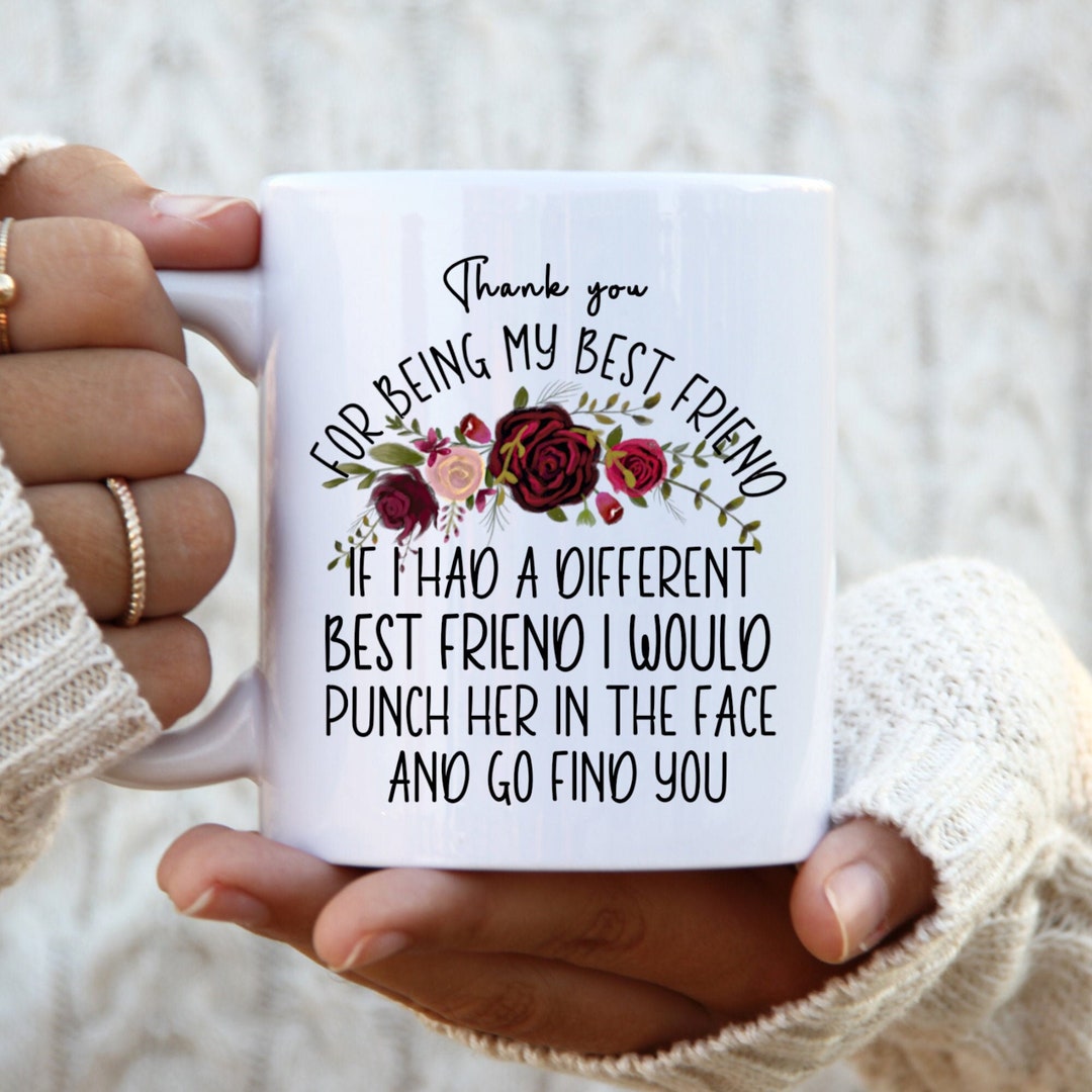 Funny Friend Coffee Mug | Punch Her in the Face Gift - Etsy