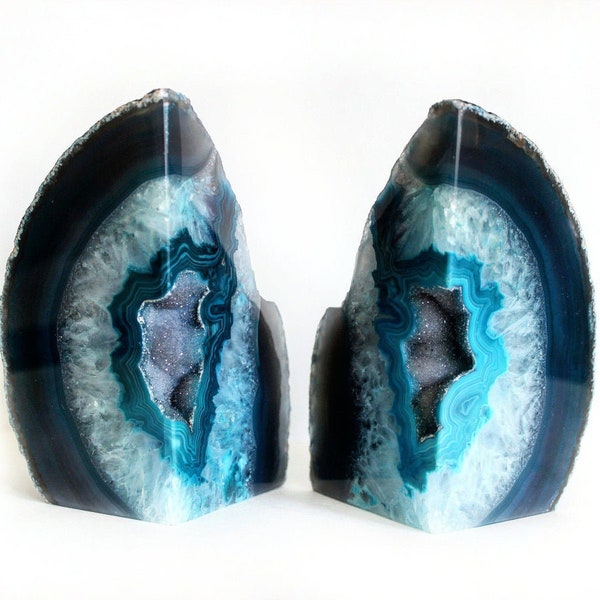 Agate Bookends - Etsy
