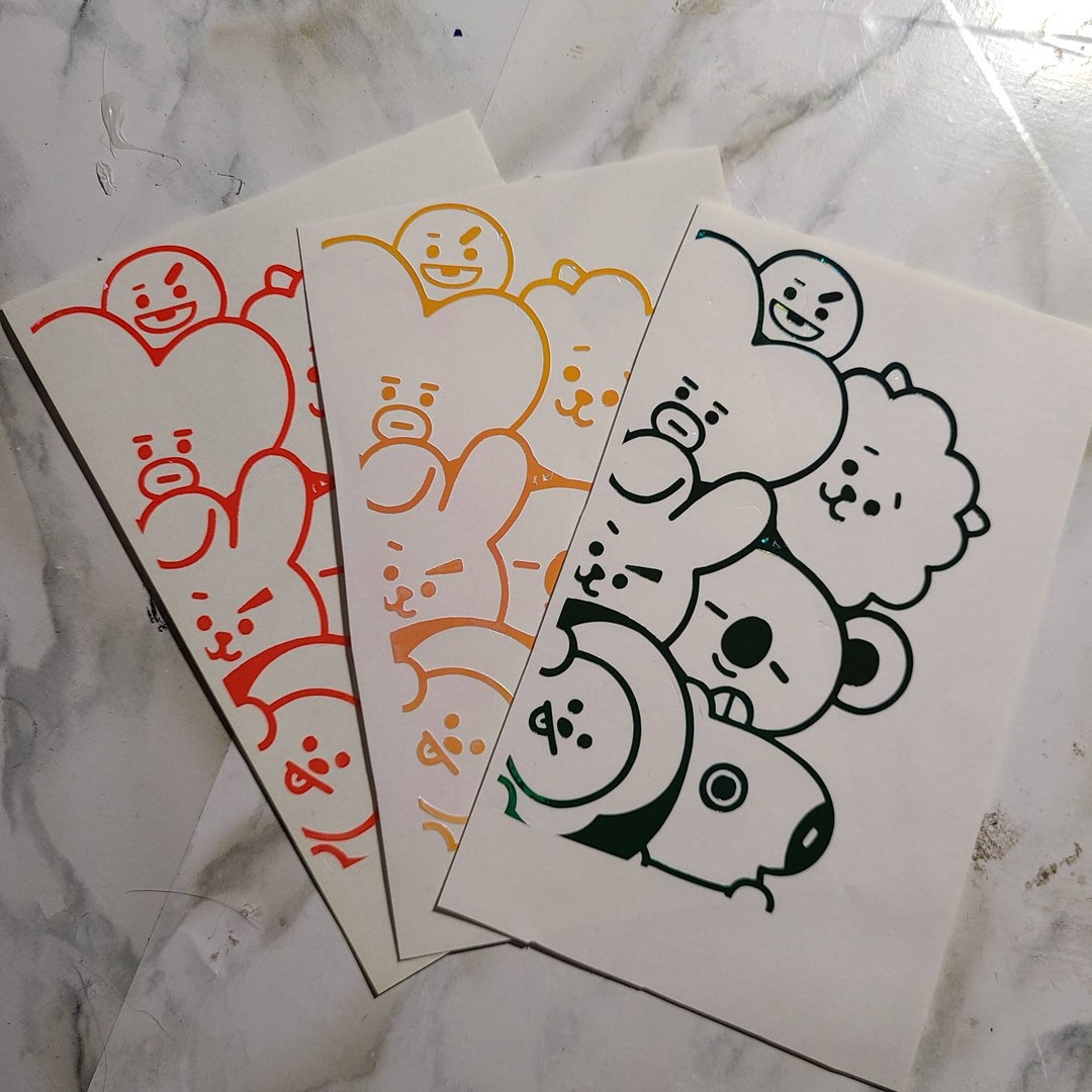 BT21 Decal - Etsy