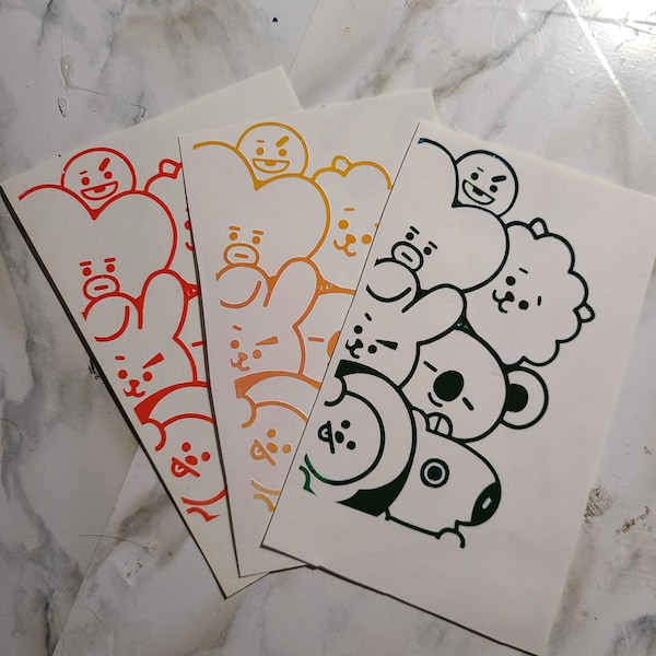 Bt21 Sticker - Etsy
