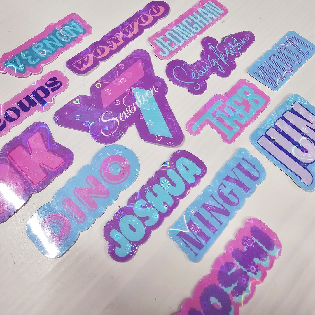 Seventeen Sticker Packs - Etsy