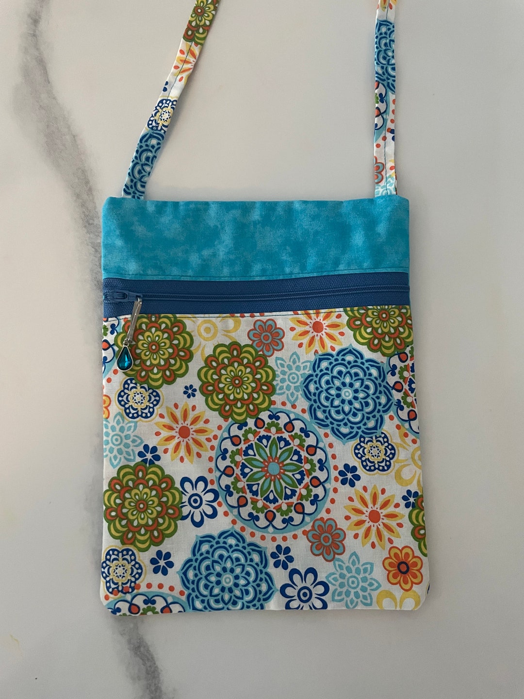 Crossbody Bag | Cute Hand Sewn Bag | on the Go Purse | Lovely Patterns ...