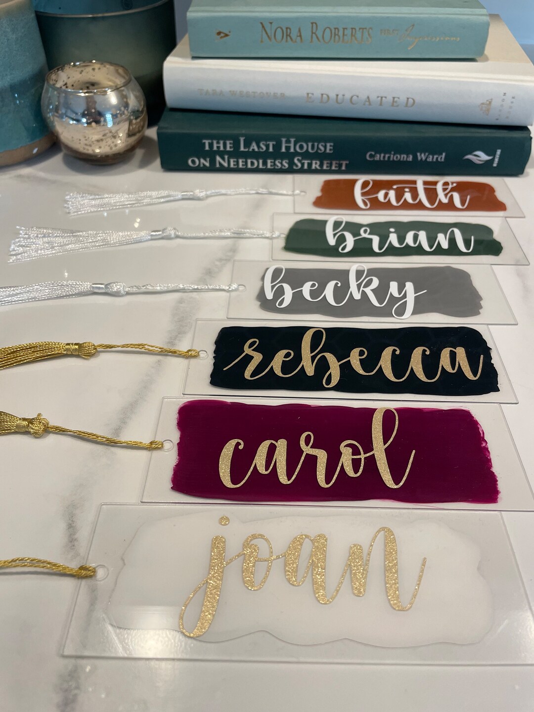 Acrylic Bookmark | Keep Your Place With This Elegant Custom Bookmark ...