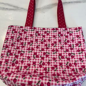 Cherry Mini Tote Bag - Etsy