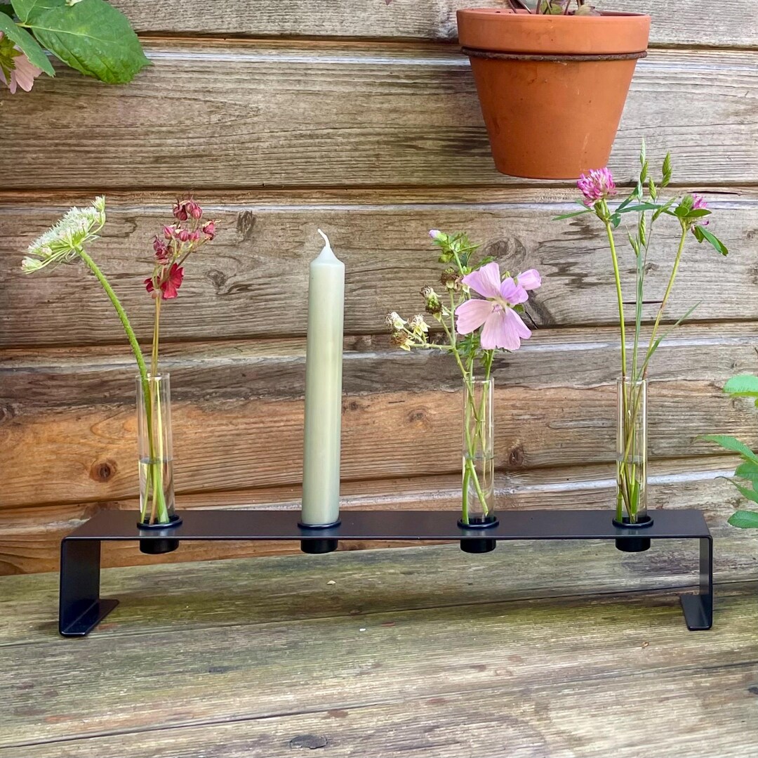Metal Table Stand 2 in 1 for Stick Candles and Small Vases || Garden ...