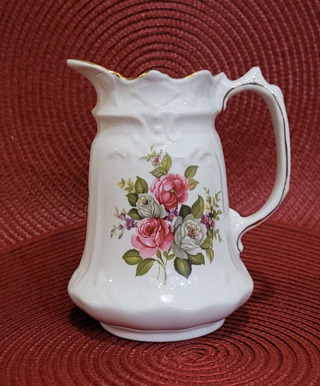 Creamer/pitcher/jug Old Foley James Kent LTD Harmony Rose England - Etsy