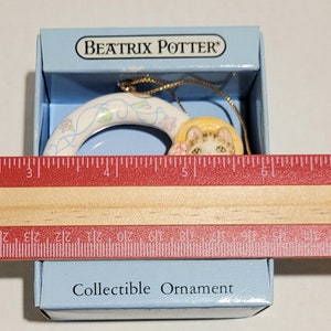 Schmid BEATRIX POTTER Tom Kitten 1988 Picture Frame Christmas Ornament ...