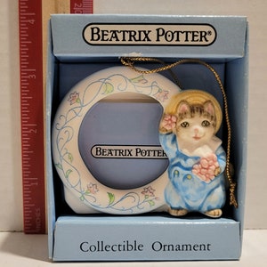 Schmid BEATRIX POTTER Tom Kitten 1988 Picture Frame Christmas Ornament ...