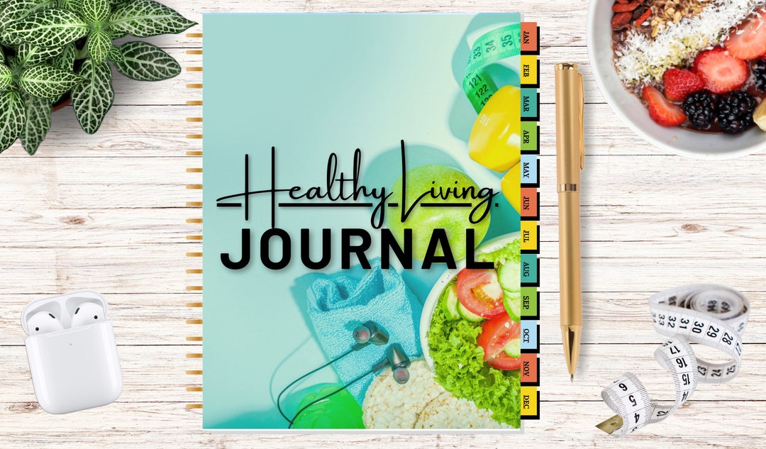 Healthy Living Journal, Fitness Journal, Digital Journal, Hyperlinked ...