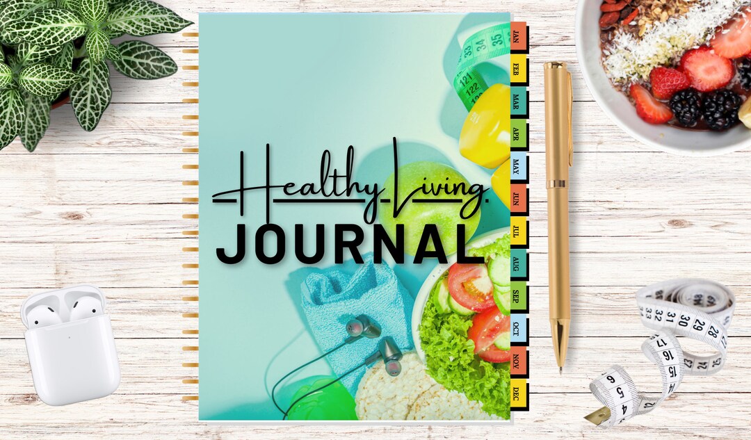 Digital Healthy Living Planner, Food Planner, Fitness Planner, PDF ...