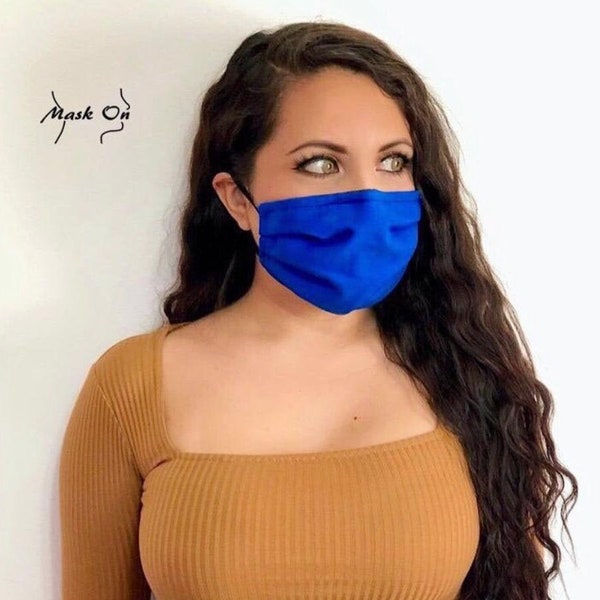 Royal Blue Mask - Etsy