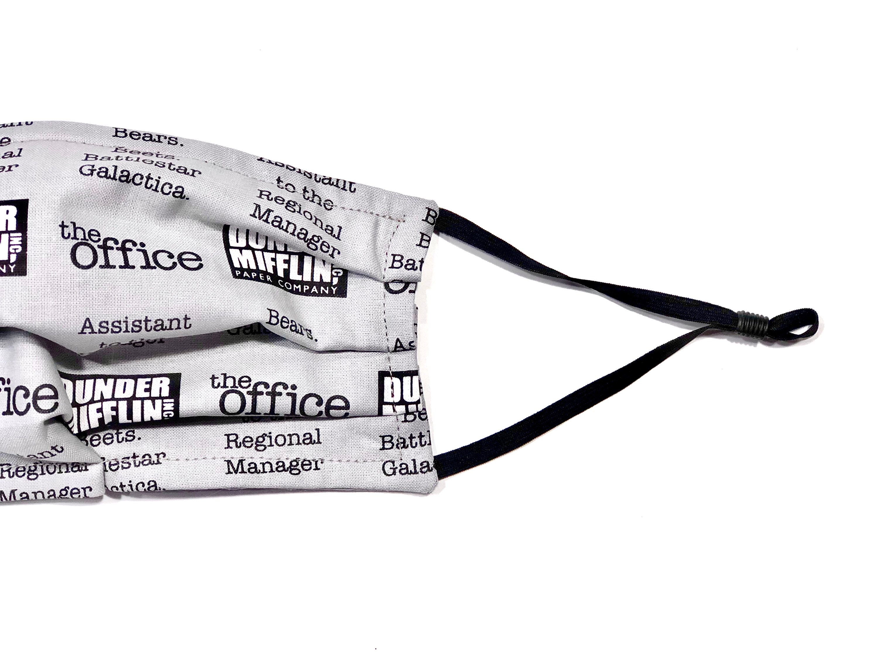 The Office Face Mask Dunder Mifflin Face Mask Triple | Etsy