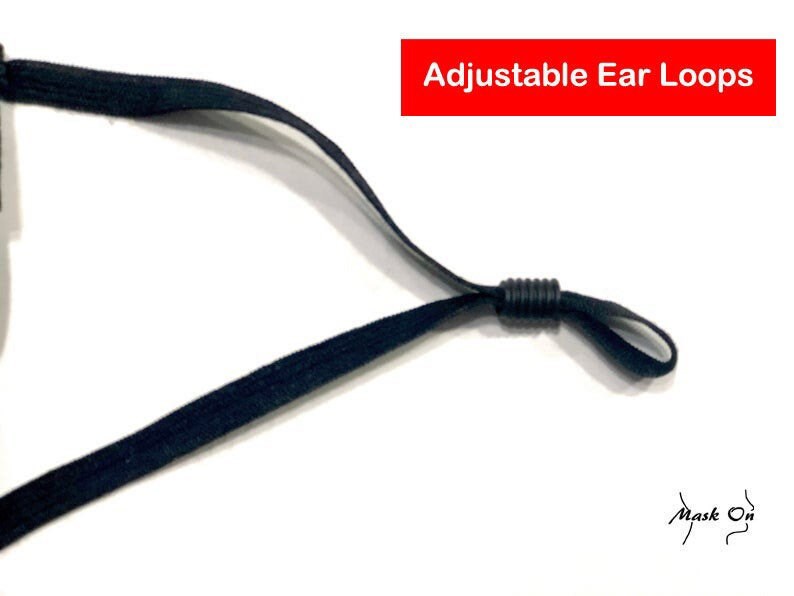 Office Mask Black and White Striped Mask Formal Triple | Etsy