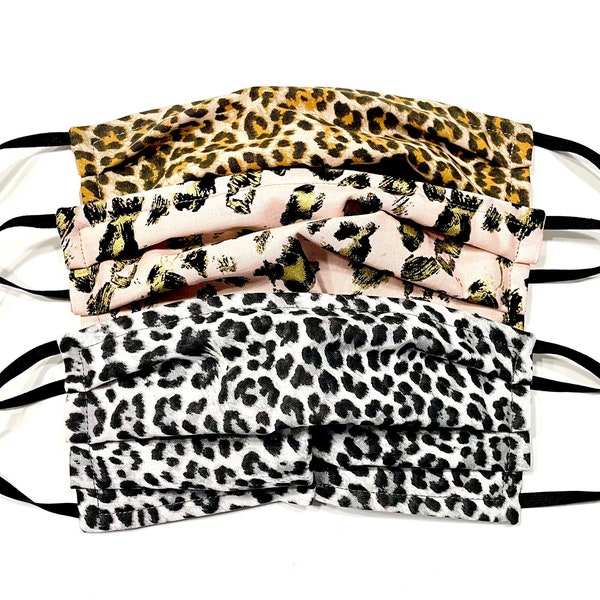 Cheetah Face Mask - Etsy