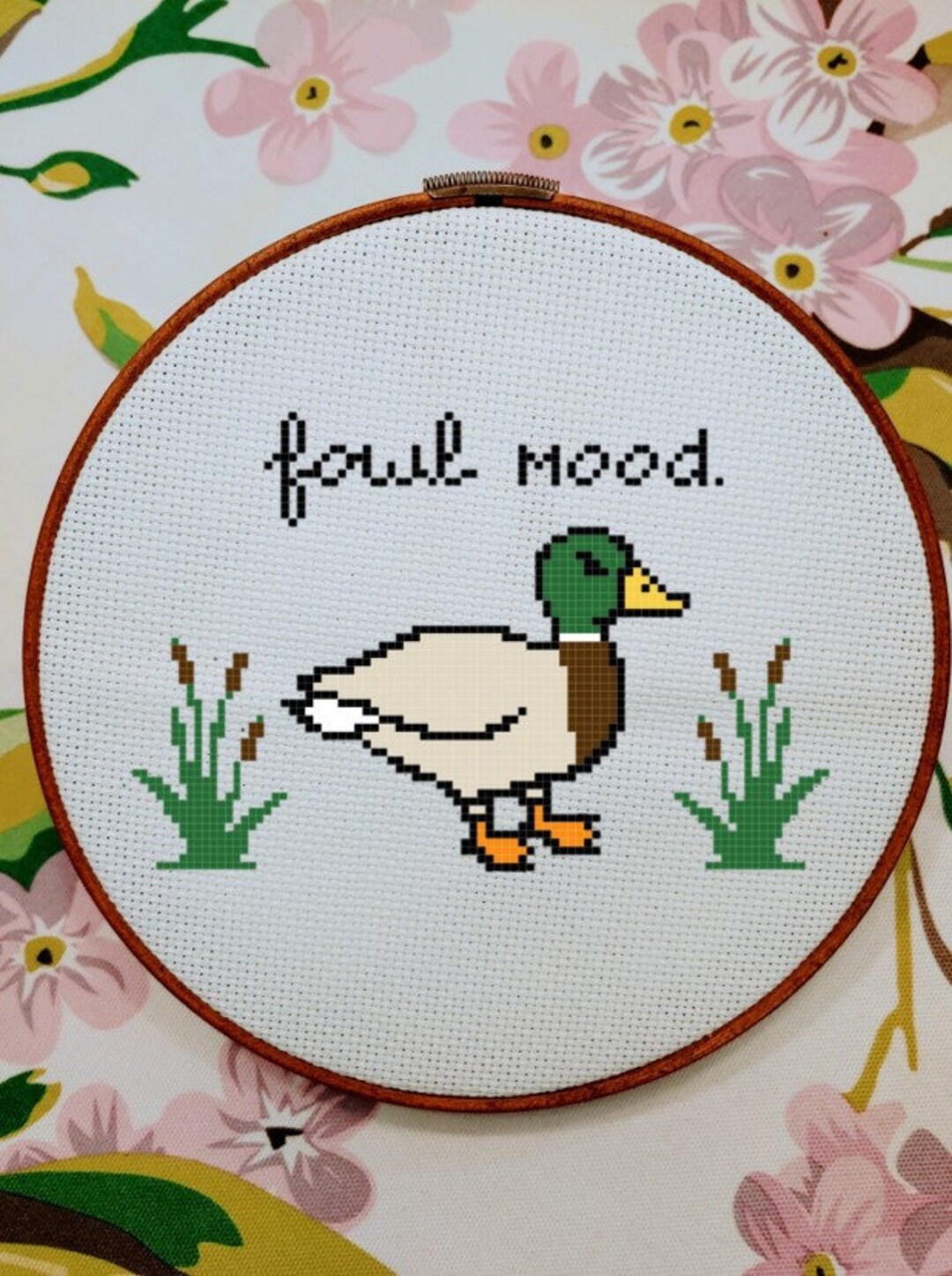 Fowl Mood Cross Stitch Pattern - Etsy