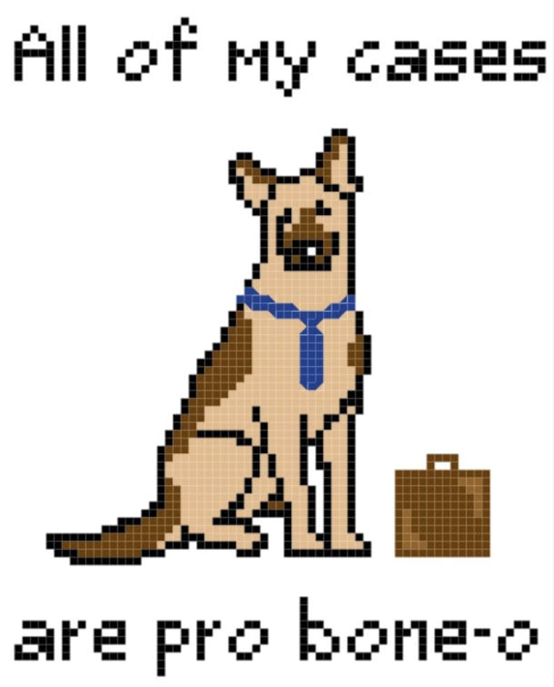 Pro Bone-o Dog Cross Stitch Pattern - Etsy