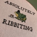 Absolutely Ribbiting Cross Stitch Pattern - Etsy UK