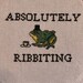 Absolutely Ribbiting Cross Stitch Pattern - Etsy UK