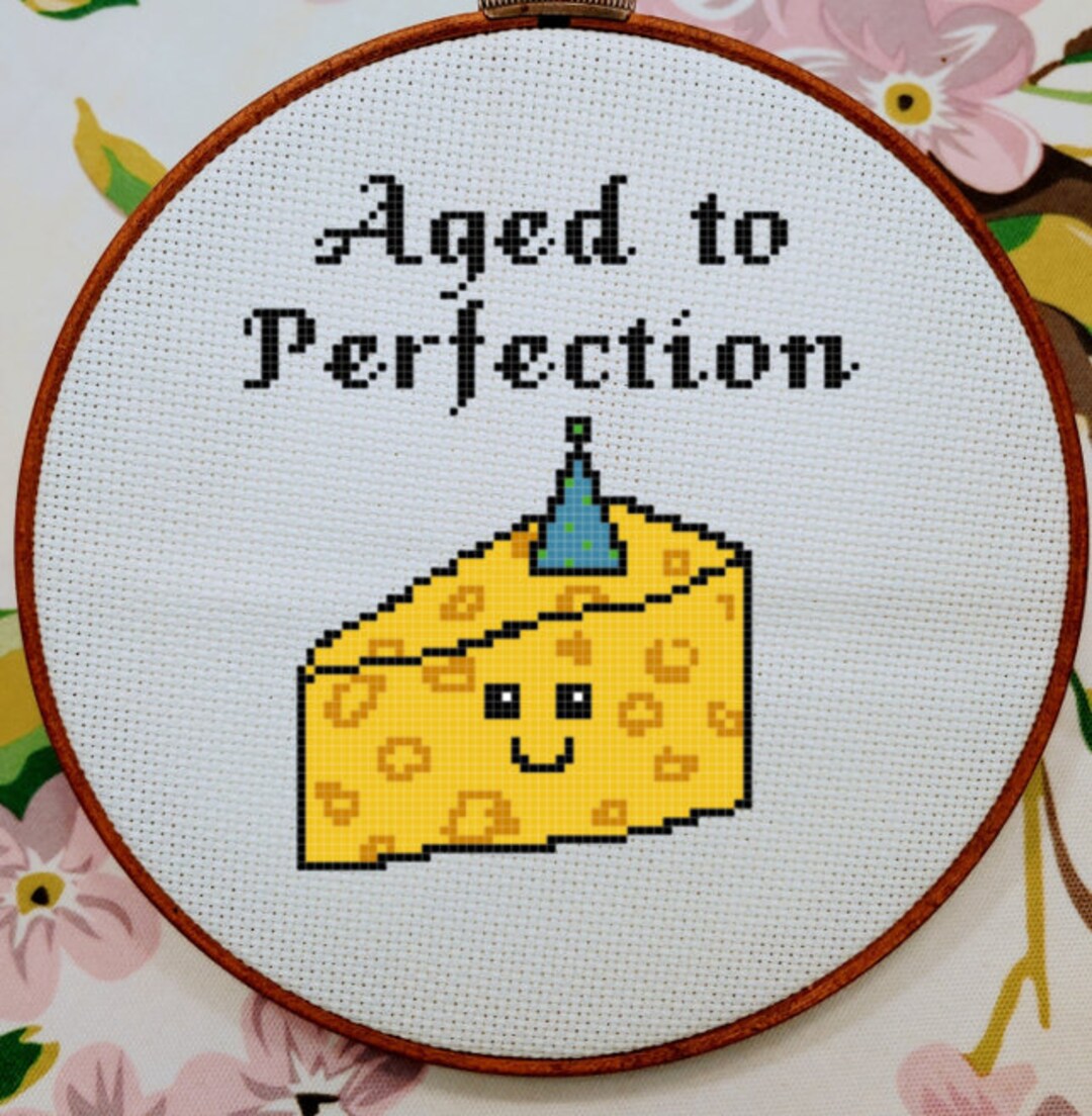 Aged to Perfection Cross Stitch Pattern - Etsy