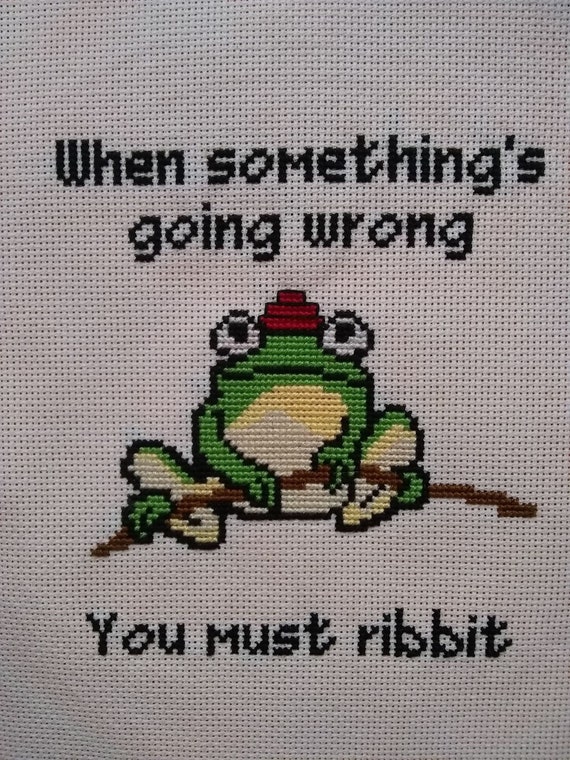 Devo Frog Cross Stitch Pattern | Etsy