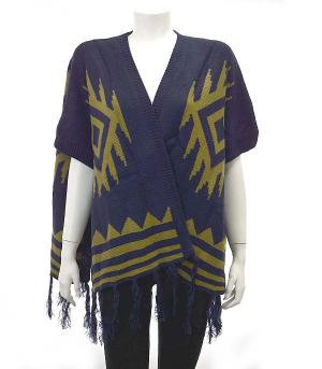 Tribal Aztec Pattern Poncho Women Scarf - Etsy