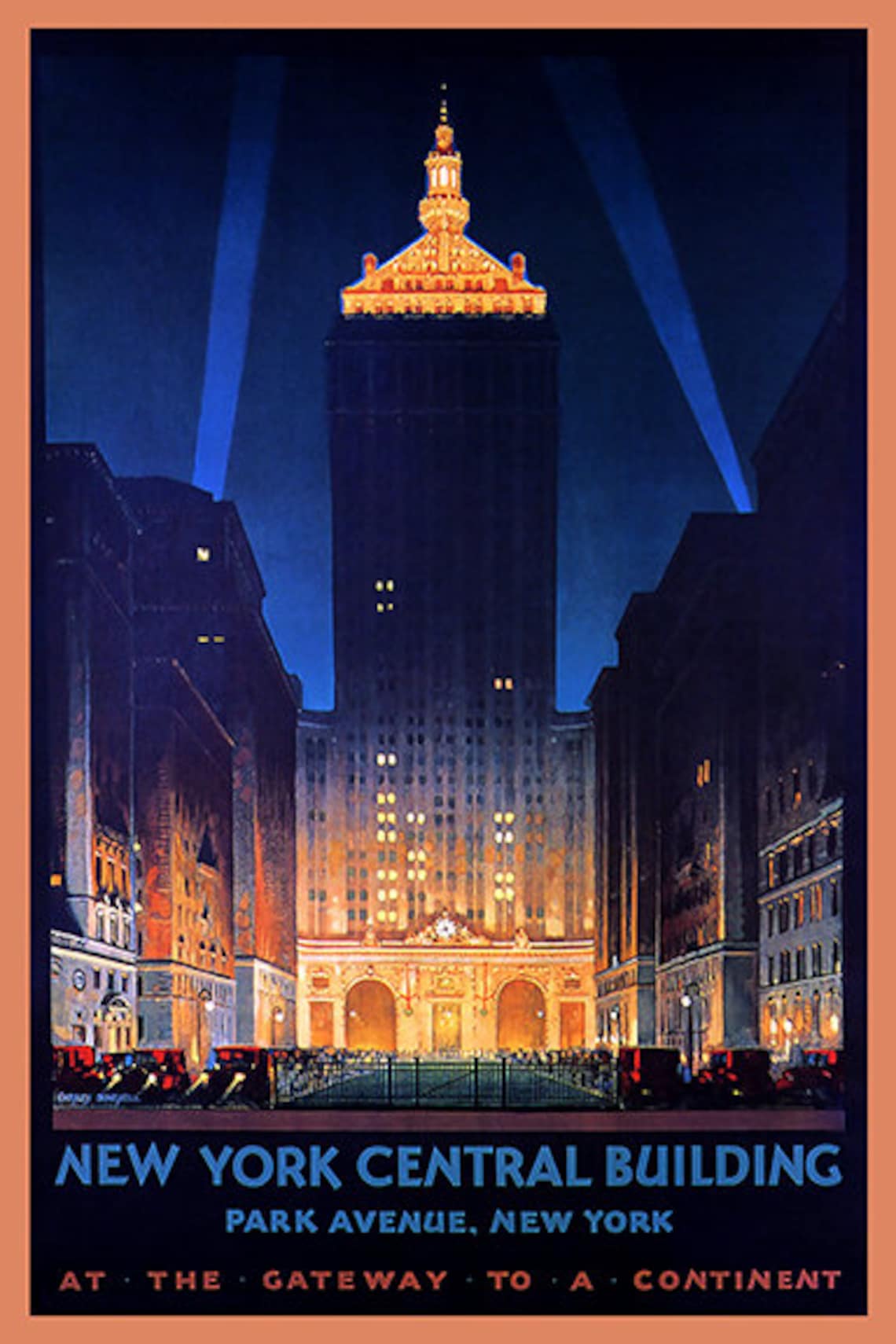 Train Posters for the New York Central Train System - Etsy