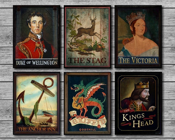 Medieval Pub Signs