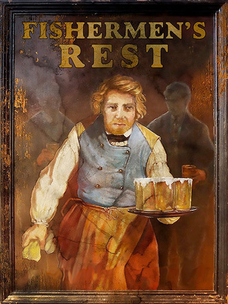 Old English Pub Signs Set 4 - Etsy