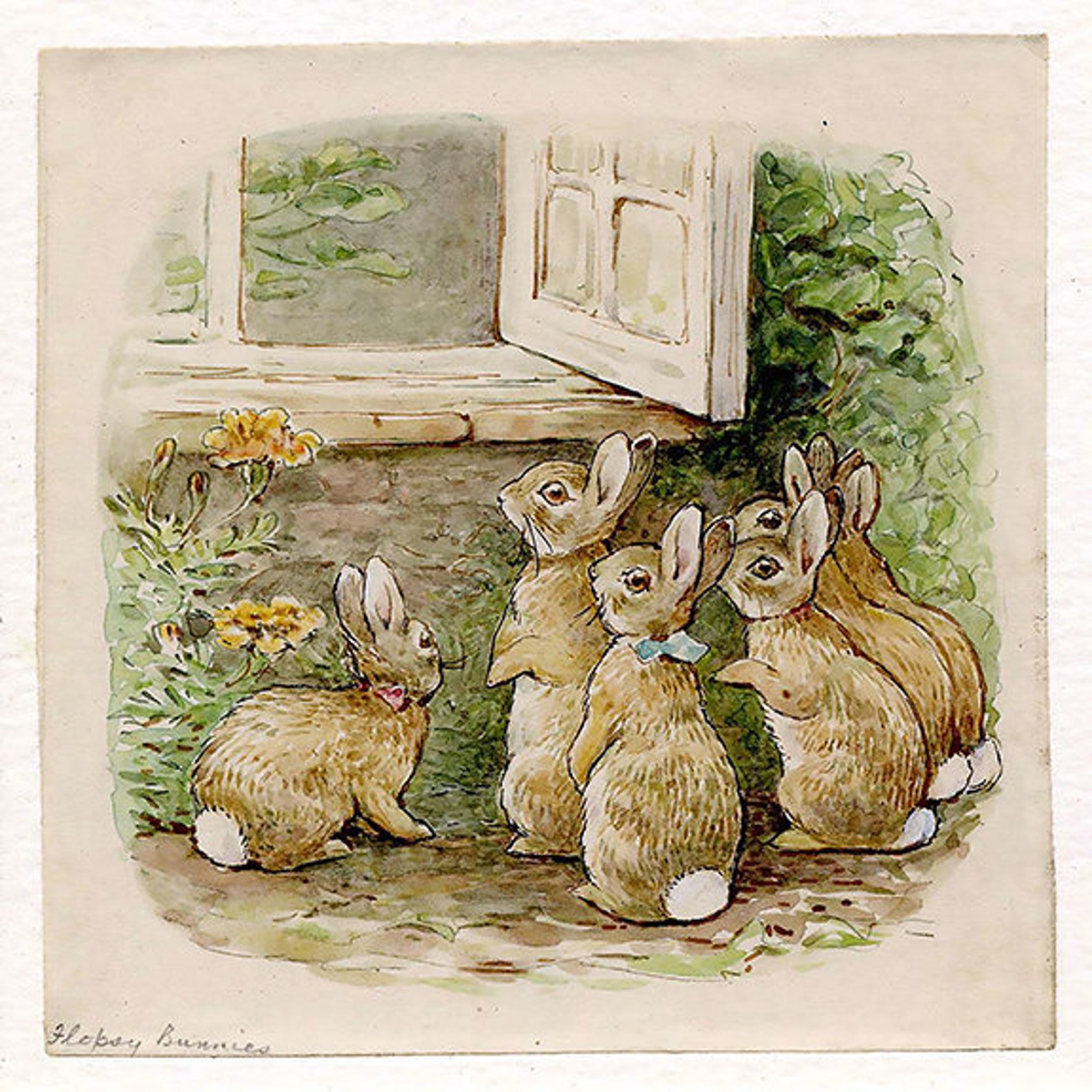 Beatrix Potter Benjamin Bunny Nursery Room Prints - Etsy