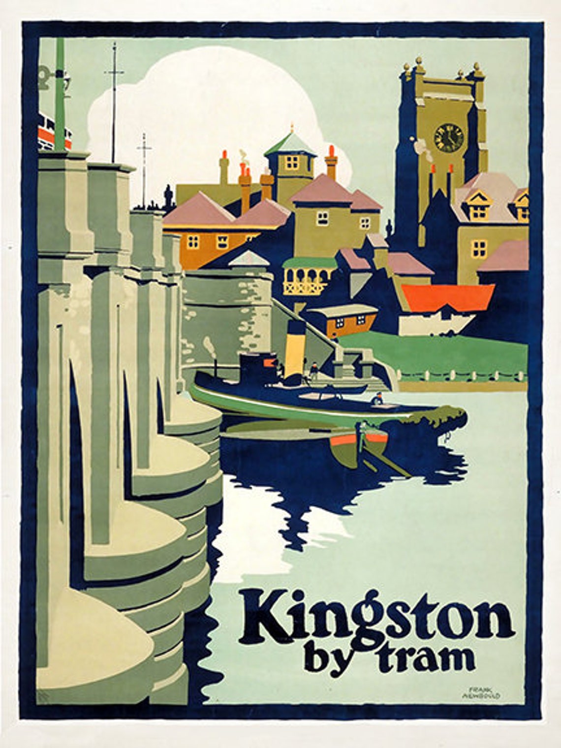 British Train Posters by Frank Newbould - Etsy