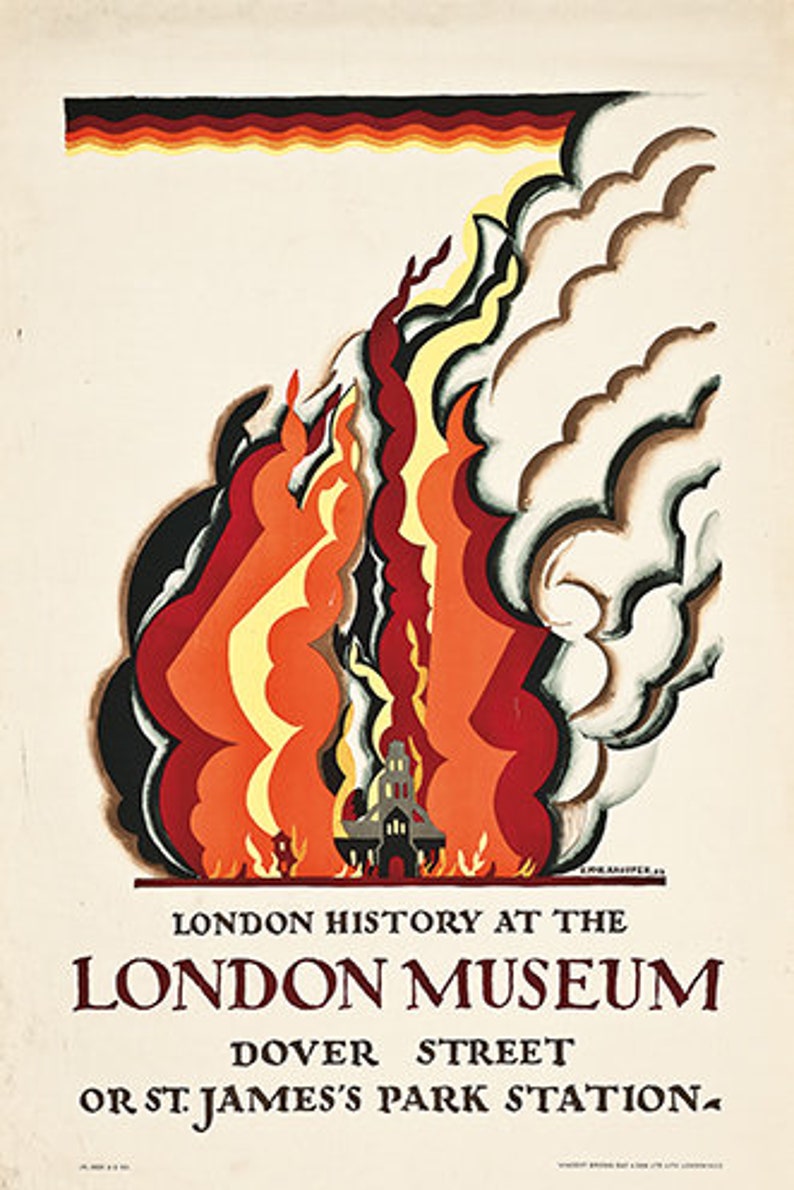 British Travel Posters From Famous London Museums - Etsy