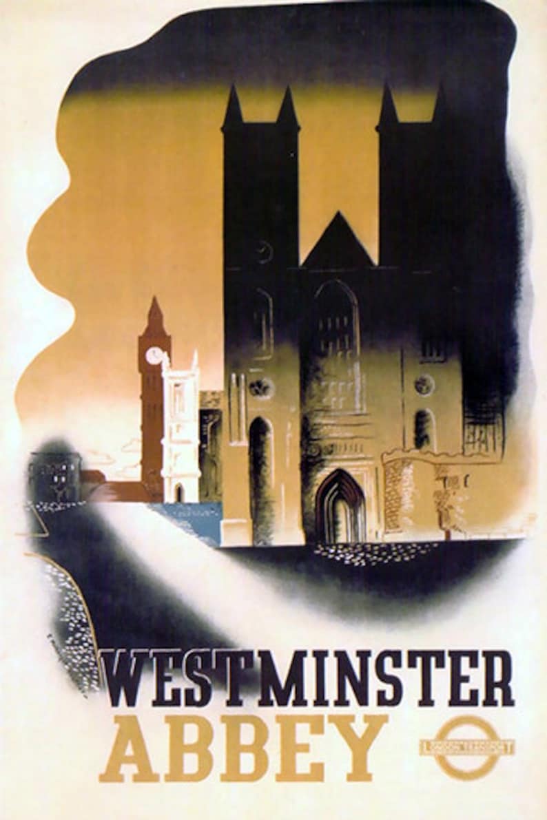 British Travel Posters From Famous London Museums - Etsy