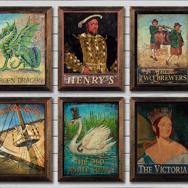 Old English Pub Sign Posters - Etsy