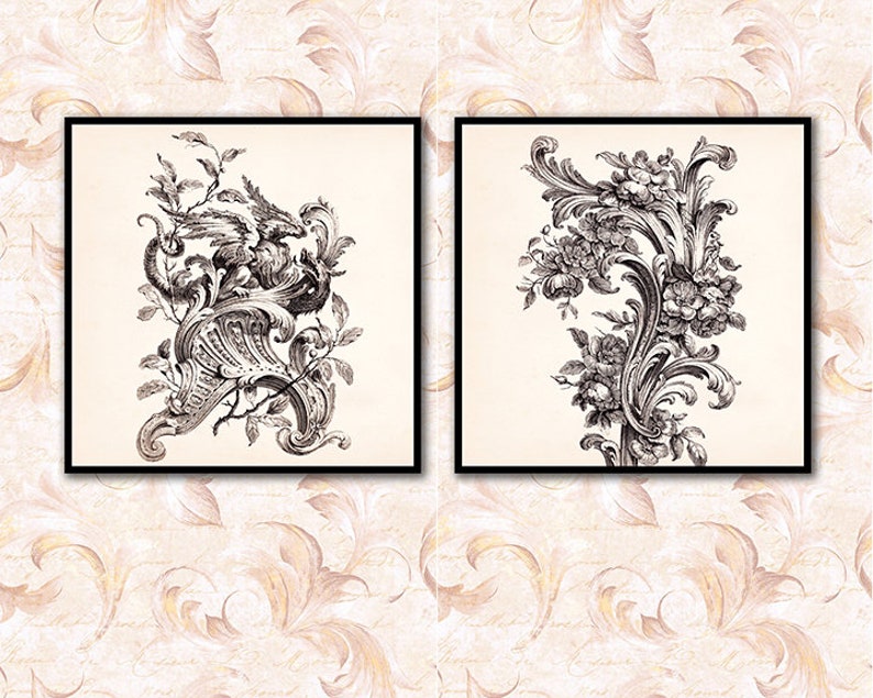 Acanthus Design Prints - Etsy