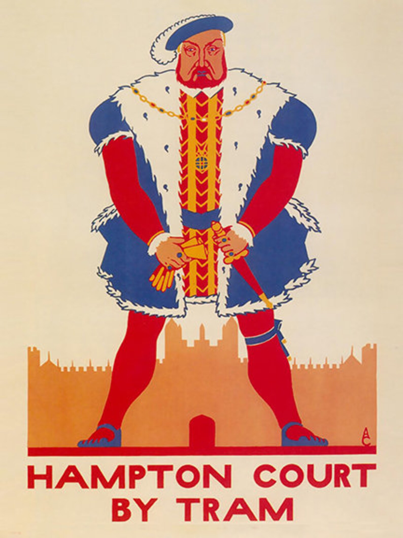 Hampton Court Travel Posters Great Britain Group 1 | Etsy