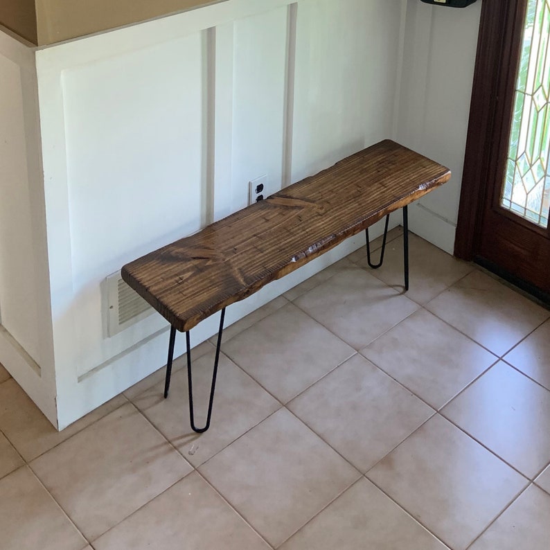 Handmade Entryway Bench Rustic Country Farmhouse Real - Etsy