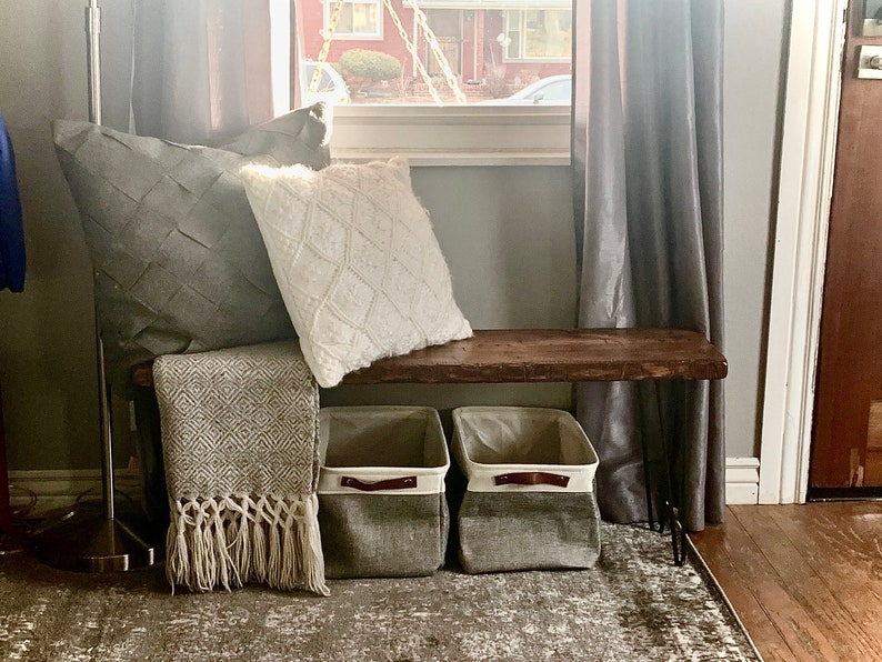 Handmade Entryway Bench Rustic Country Farmhouse Real - Etsy