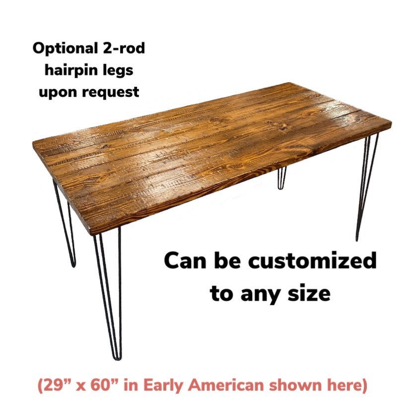 Handmade Desk Dining Table Rustic Country Farmhouse Real - Etsy