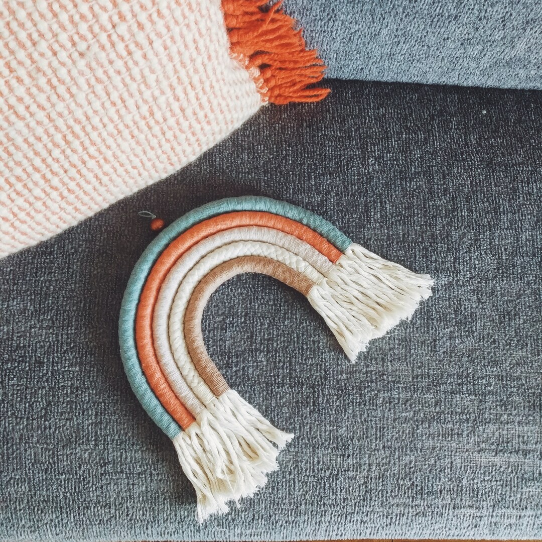 Rainbow Macramé, Rainbow Macrame, Children's Room, Wall Hanging ...