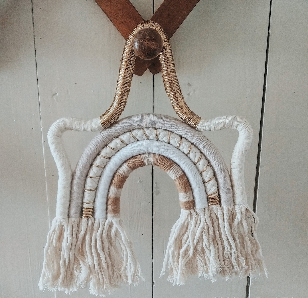 Rainbow Macrame,unicorn, Christmas Gift,boho,macramé, Children's Room ...