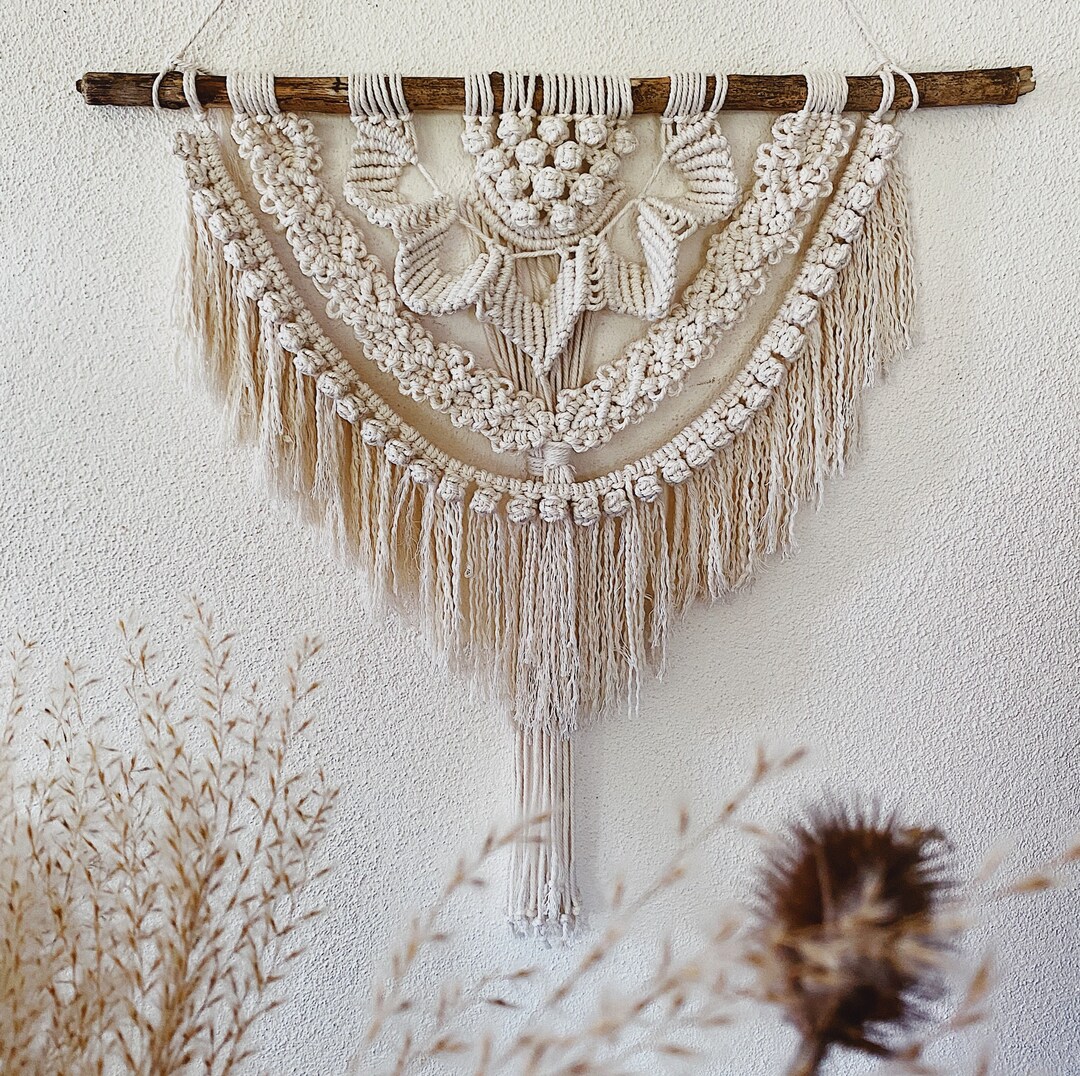 Boho Macrame Wall Hanging, Macrame Wall Decoration, Macrame, Boho Style ...