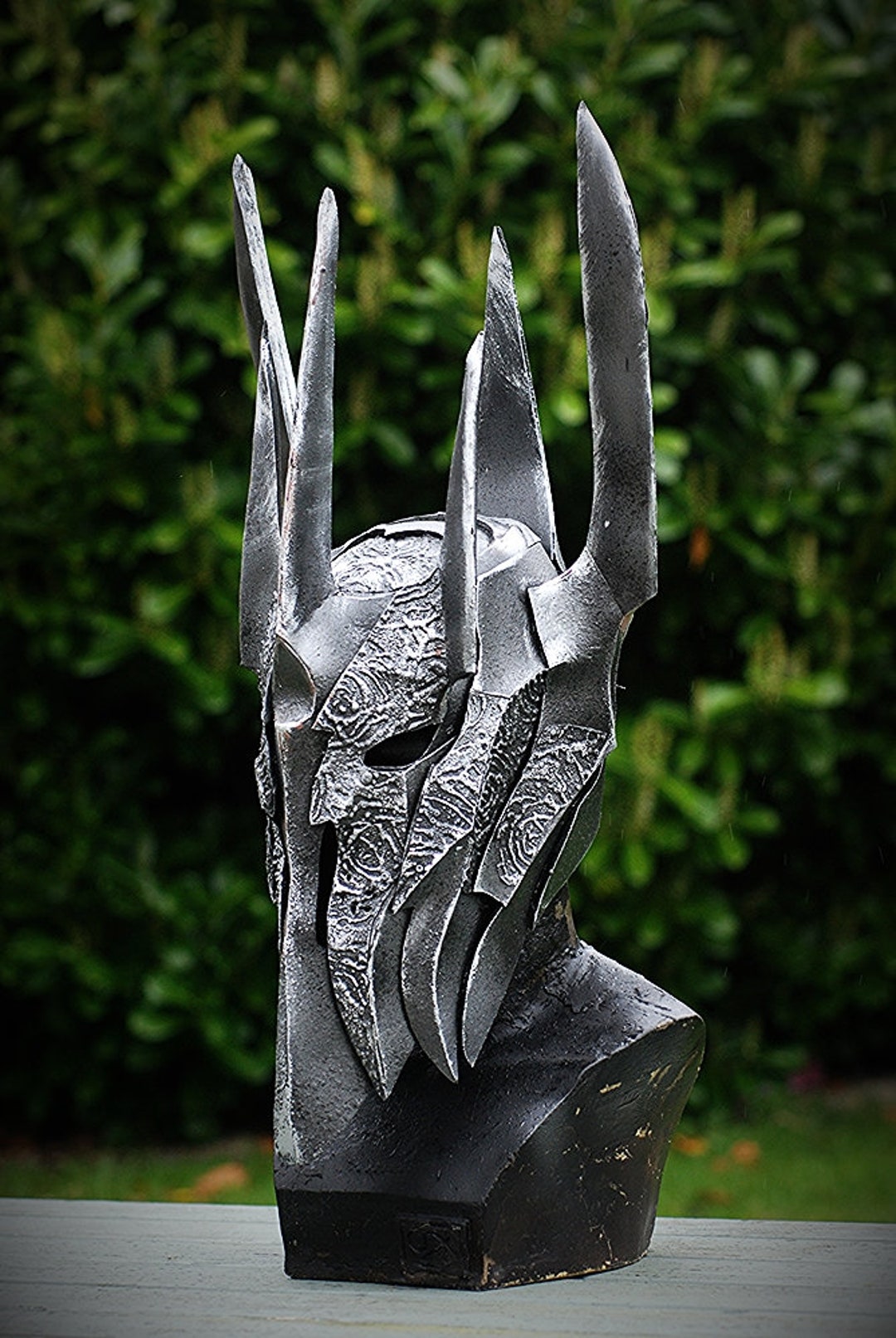 Lord of the Rings Sauron Helmet Helm Template Pattern Blueprint PDF A0 ...