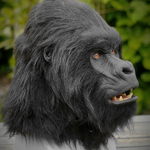 Gorilla Realistic Display Mask Bust - Etsy